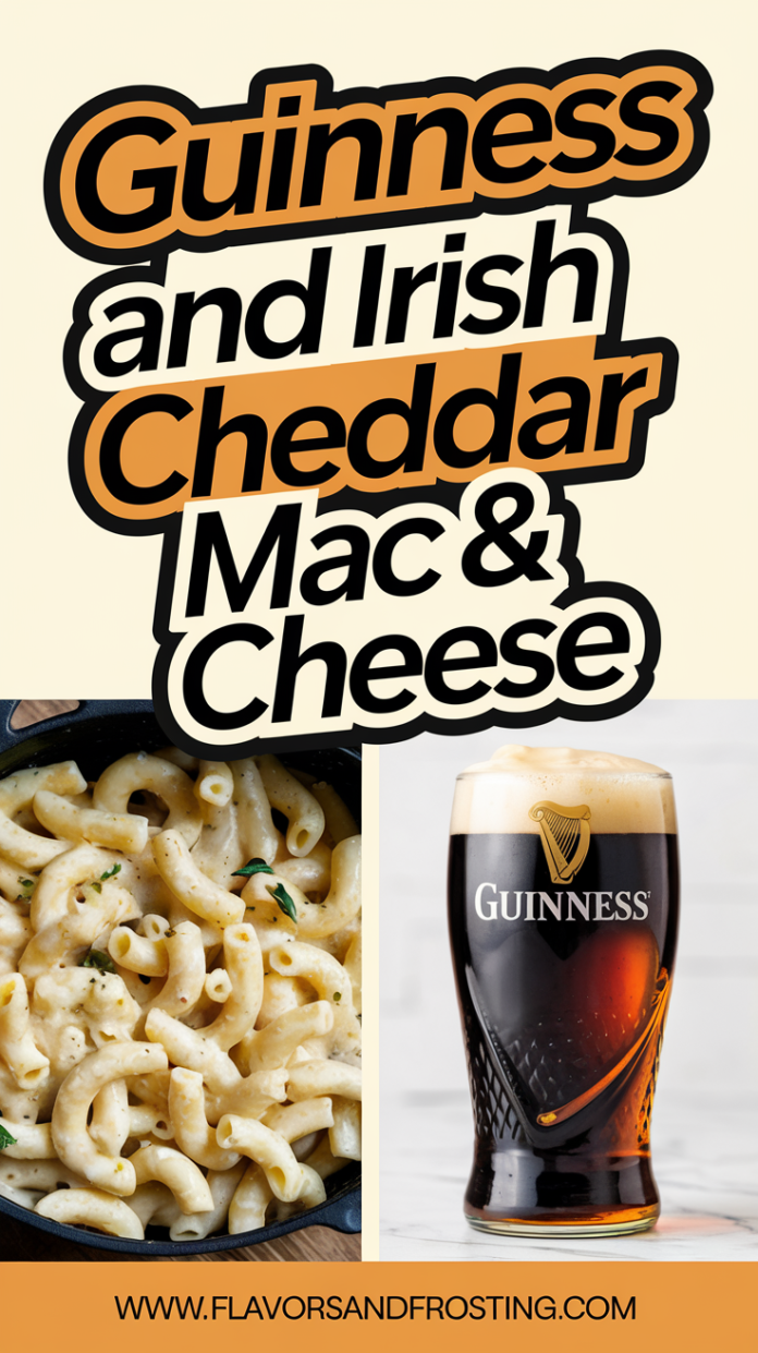 Guinness and Irish Cheddar Mac & Cheese - Flavors & Frosting